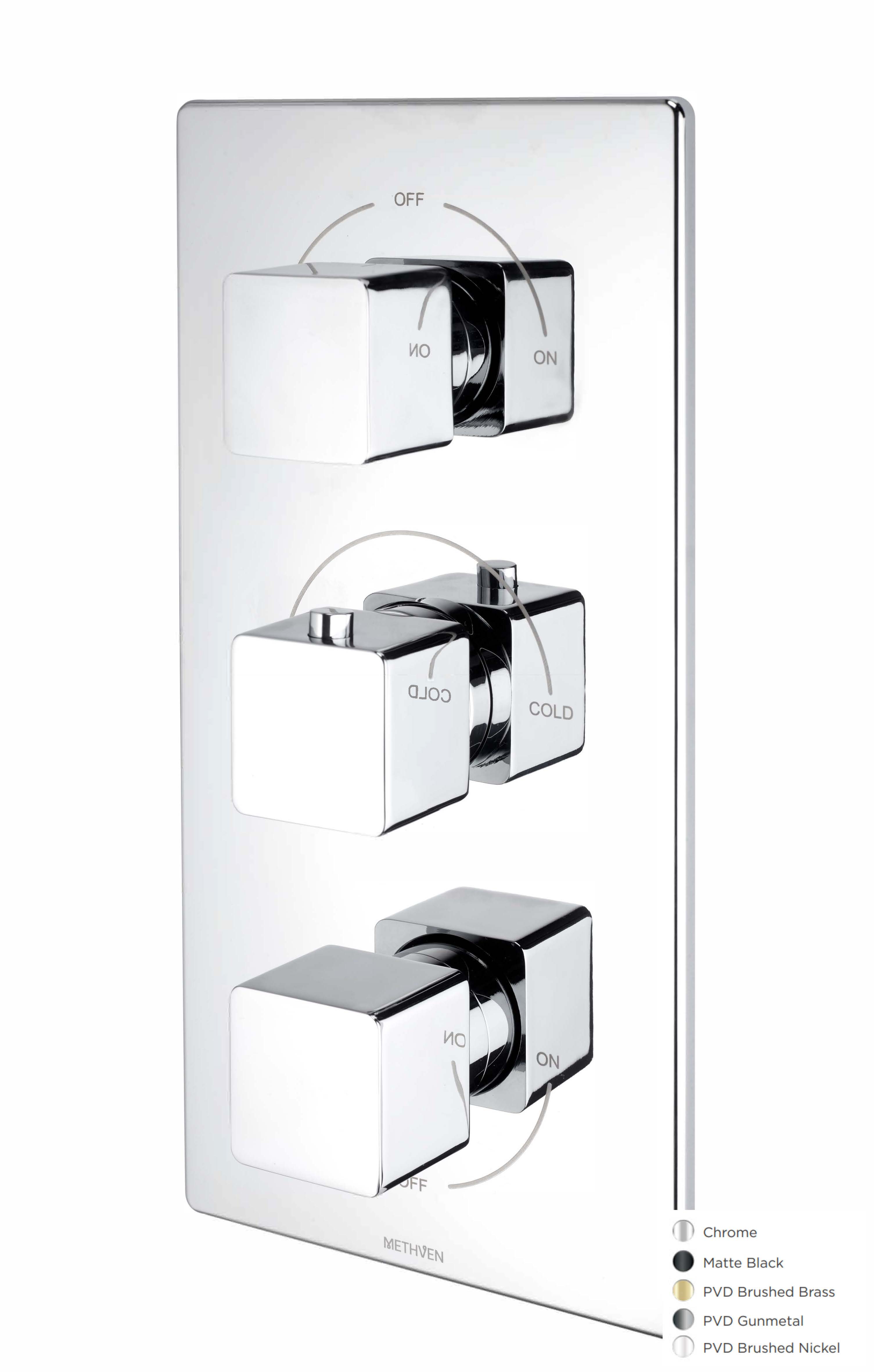 KIRI 3 Direction Concealed Shower | Methven UK